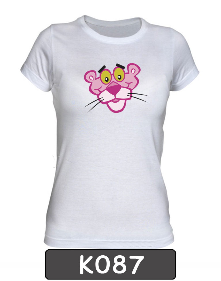 Remera estampada Pantera Rosa. K087 - Monarqui Remeras